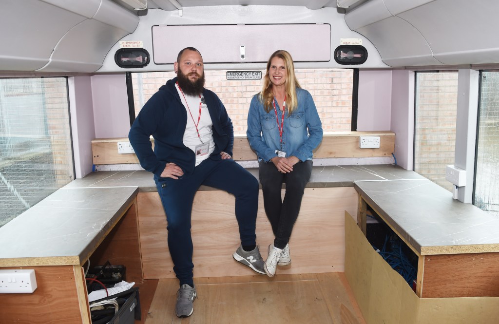 Presenting the cheque